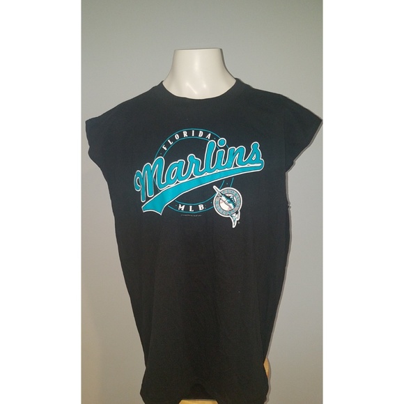 VF Imagewear | Shirts | Vtg Florida Marlins Mlb Sleeveless Tshirt Size ...
